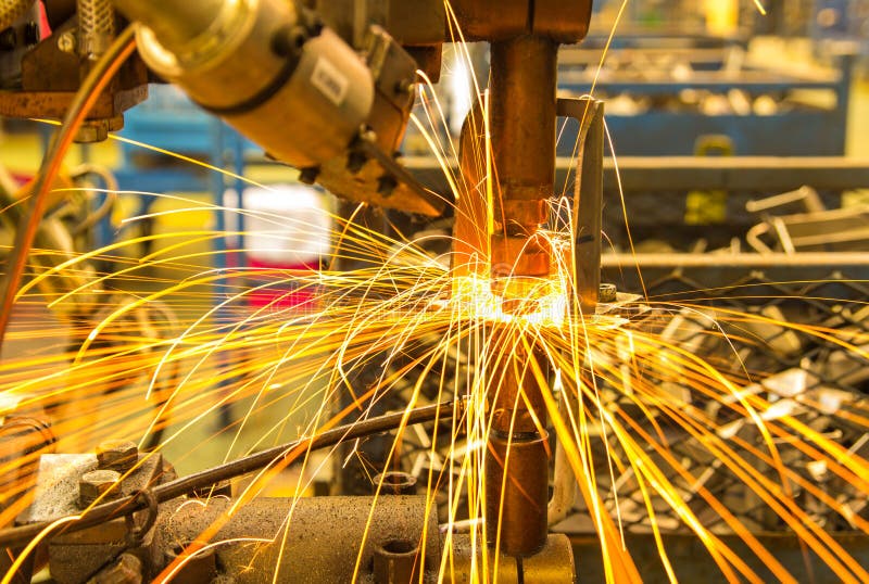 Welding spot nut stock image. Image of shop, automated - 57357437