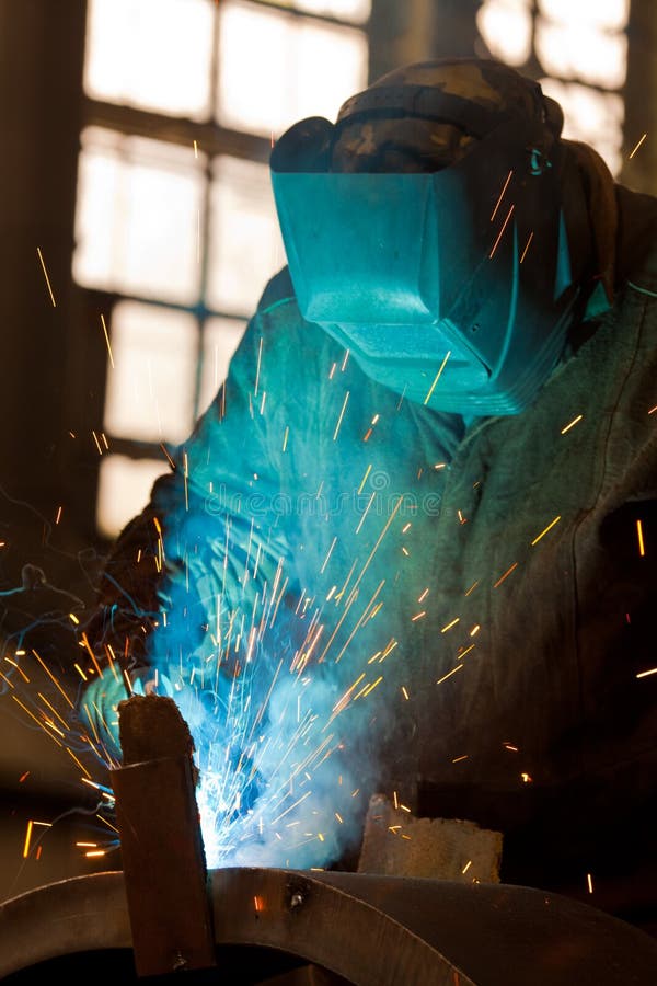 Welding Steel stock photo. Image of protection, skill - 23747130