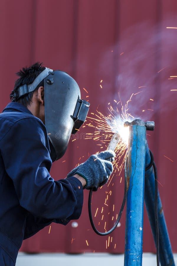 Welding steel structure stock image. Image of manufacturing - 94483217