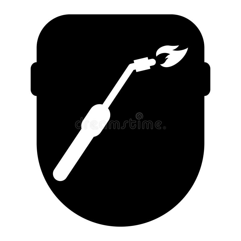 Welding Technology Icon, Metal Tool Equipment Symbol, Safe Weld Vector ...