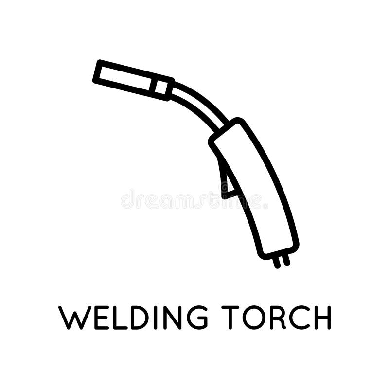 Welding Torch Icon. Metalworking, Profession, Tool, Service. Vector ...