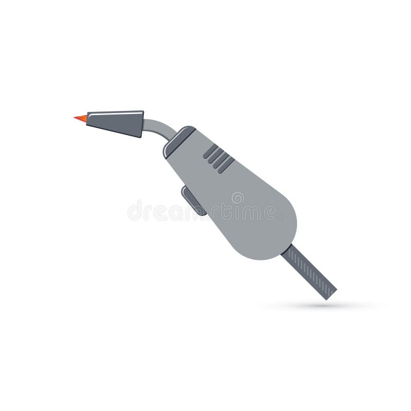 Torch lit up illustration stock vector. Illustration of vector - 120242459