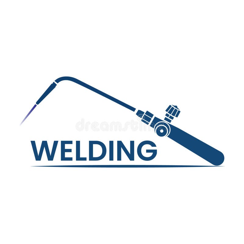 Welding Torch Logo Design Template. Welding Workshop Logo Stock Vector ...