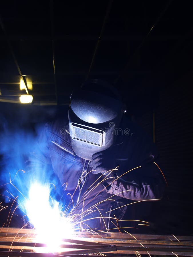 Welding Fabrication stock image. Image of garage, burning - 1109217
