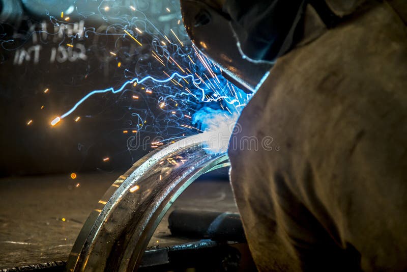 Welding Woker Industry Steel Worker Tool Stock Image - Image of ...