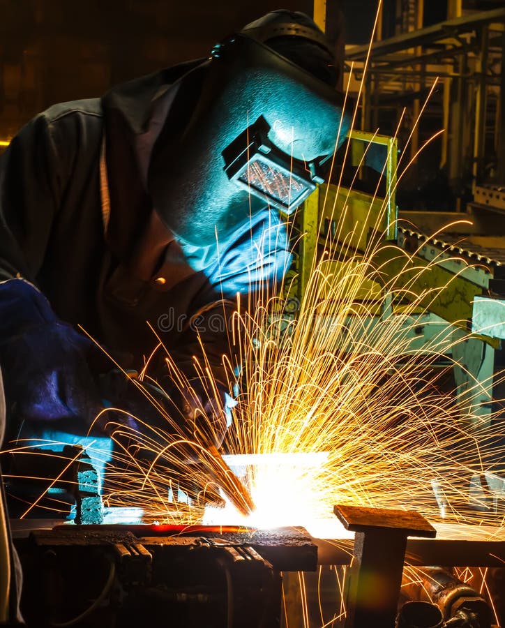 Welding work stock image. Image of fabricate, repair - 68888375