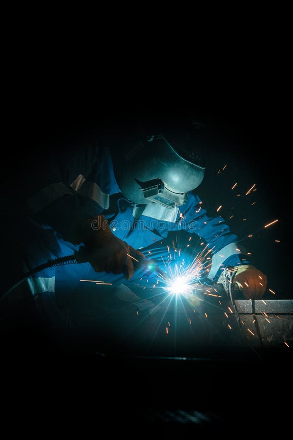 Welding work stock photo. Image of occupation, manufacturing - 39093262