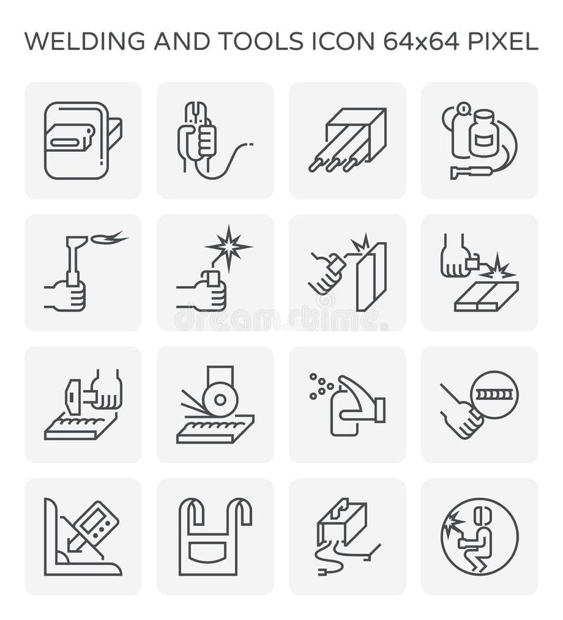 Welding tools icon stock vector. Illustration of industrial - 121709109