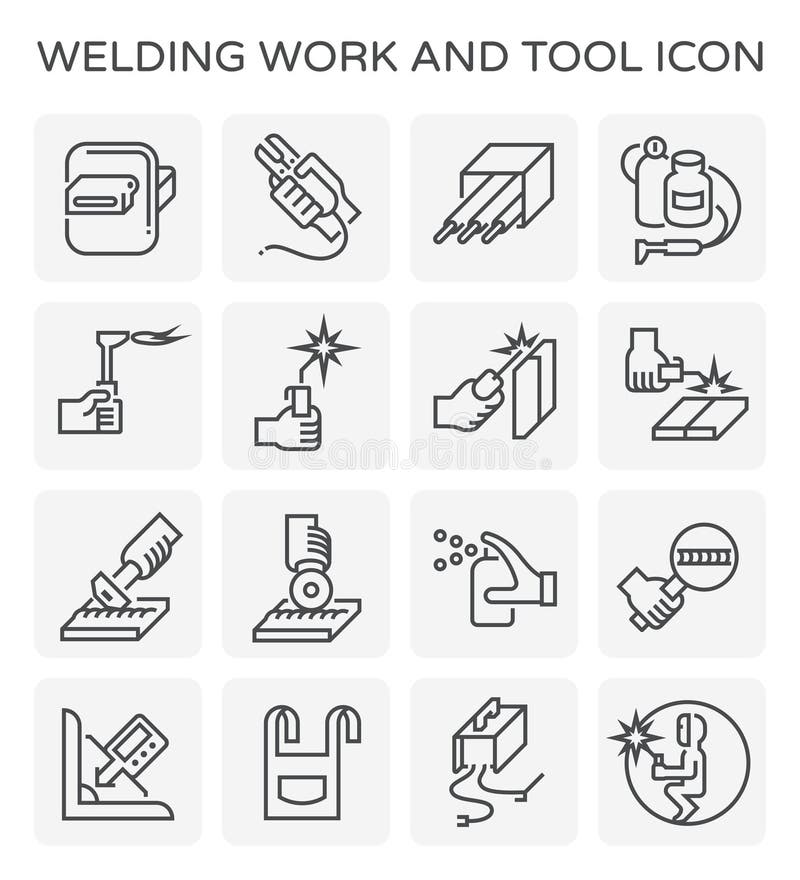 Welding check vector icon. stock vector. Illustration of check - 206064485