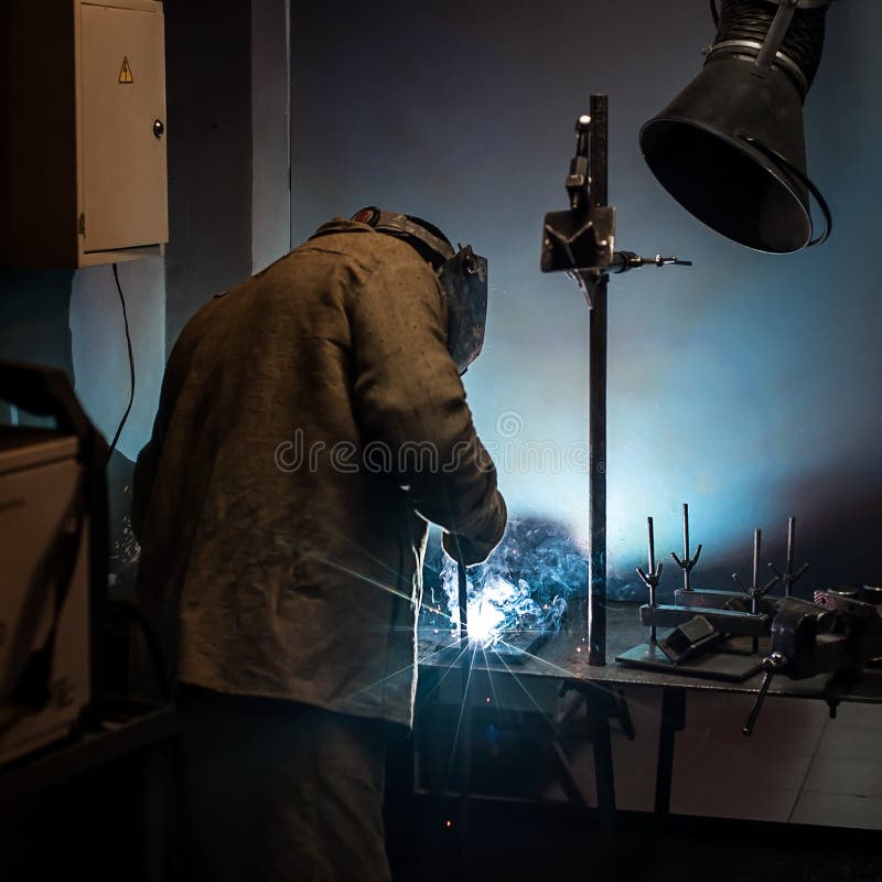Welding work. stock image. Image of fabricate, operator - 40164841