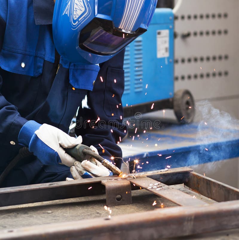 Welding work stock photo. Image of spark, manufacturing - 40341984