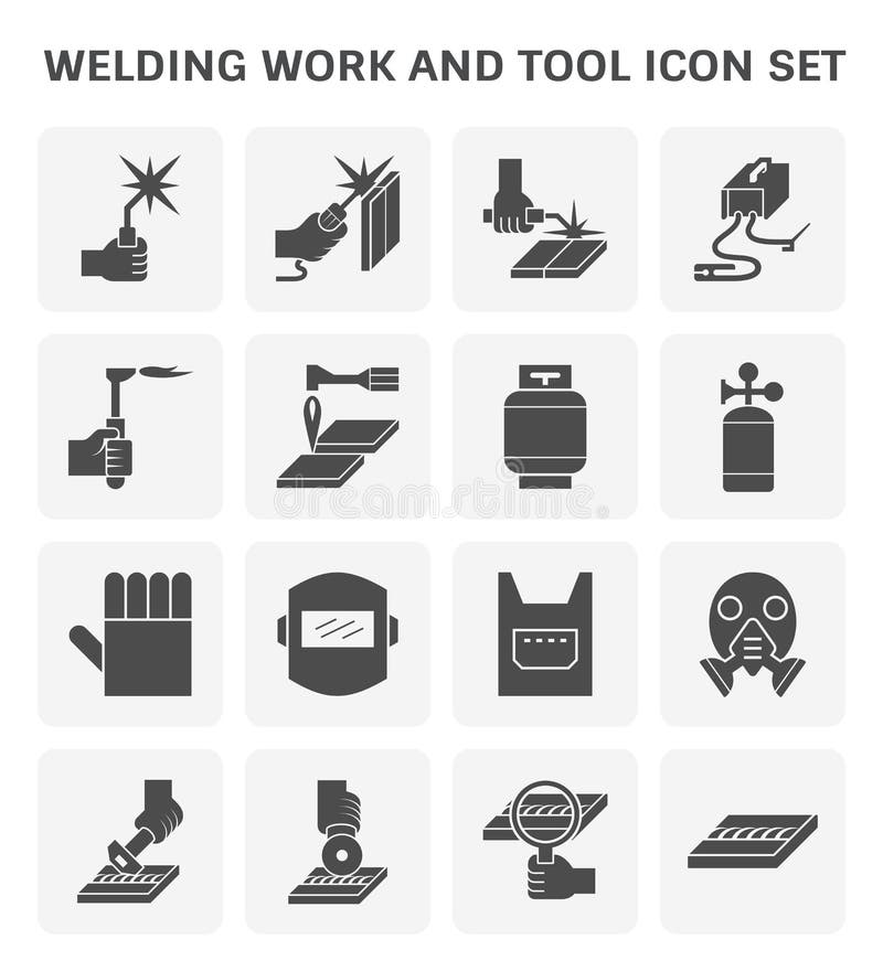Welding check vector icon. stock vector. Illustration of check - 206064485
