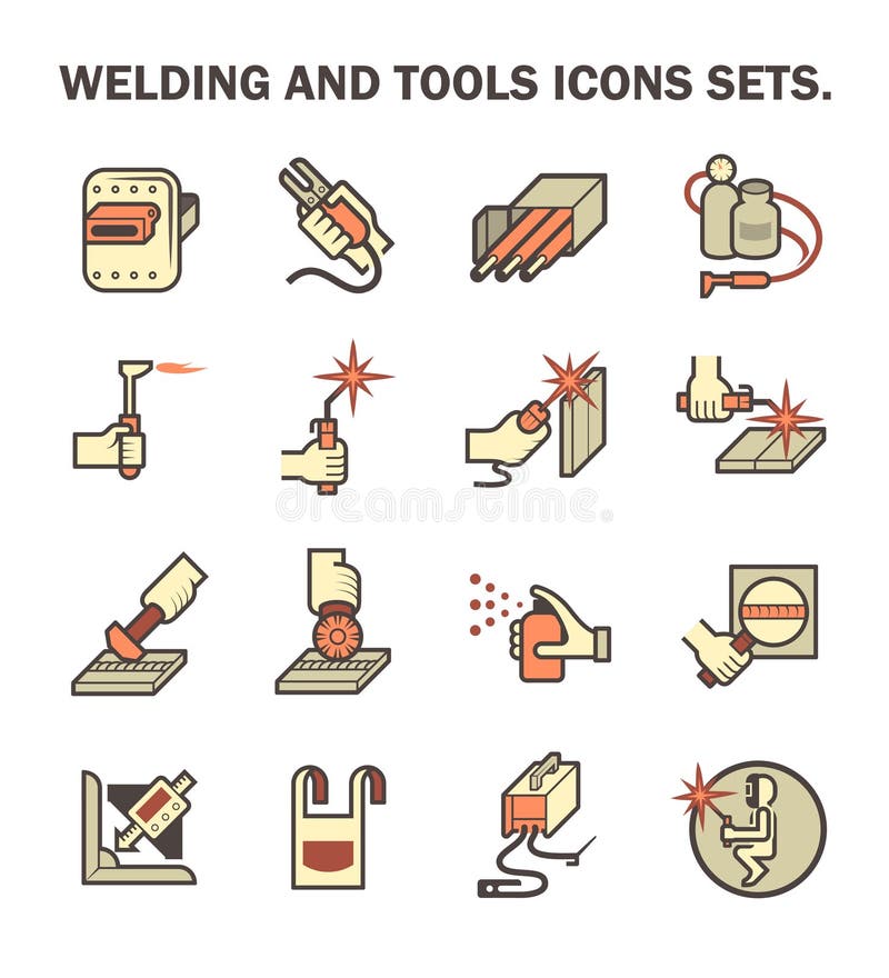 Welding work icon stock vector. Illustration of pliers - 109198732