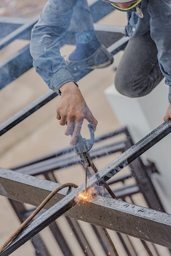 Welding stock photo. Image of outdoors, protection, profession - 73091872