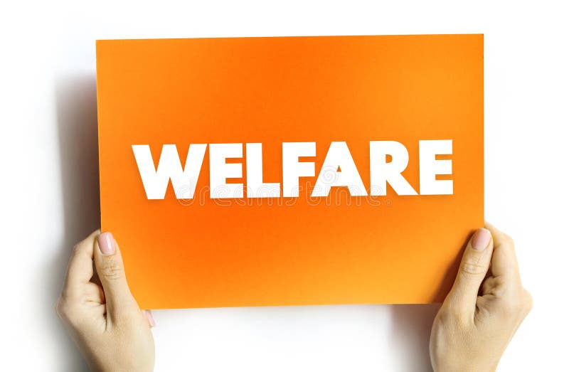 Welfare is a Type of Government Support Intended To Ensure that Members ...