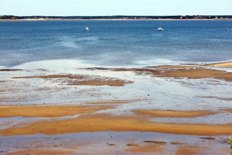 Welfleet bay stock photo. Image of view, sand, nature - 49353146