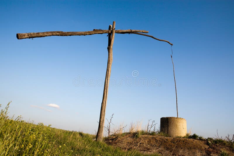 Sweep well stock photo. Image of blue, ancient, traditional - 27306706