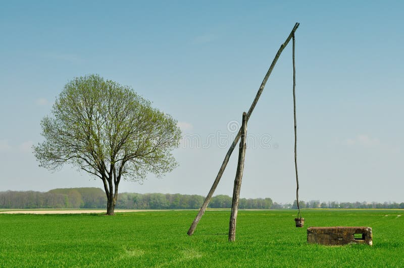 Well stock image. Image of leaves, sunbeam, tree, creek - 14323467