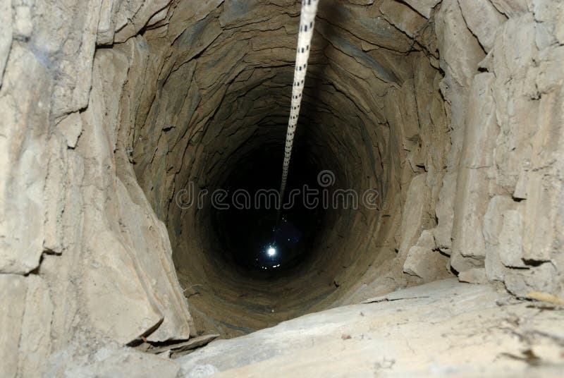 Old deep well with water stock photo. Image of gray, mystery - 13854924