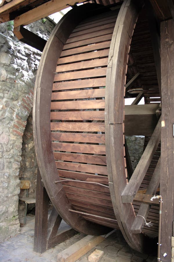 Water Lifting Winch of Medieval England Stock Image - Image of dover ...
