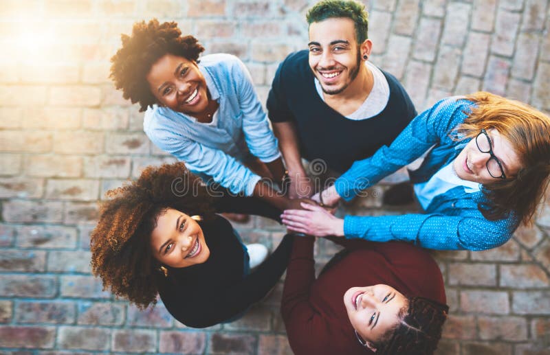 Well Achieve Our Dreams Together. High Angle Portrait of a Diverse ... Well Achieve Our Dreams Together. High Angle Portrait of a Diverse ...