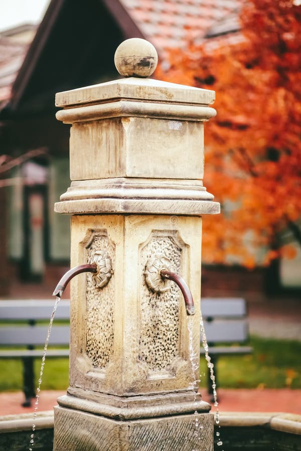 Well in the City. Pure Water for Drinking Stock Photo - Image of guided ...