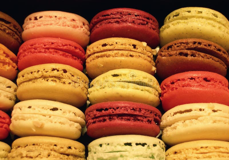 Colored macaroons stock photo. Image of macaroons, stand - 92820798