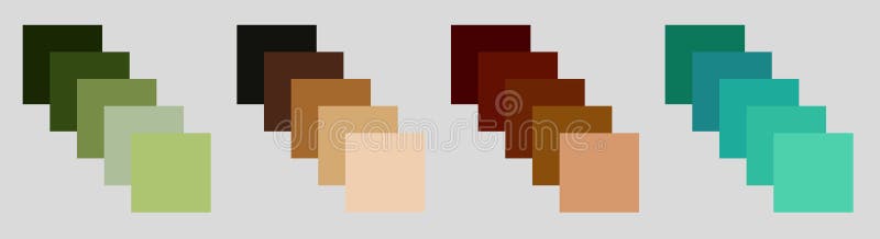 Well -combined Colors. Color Scheme, Vector Pattern Stock Vector ...
