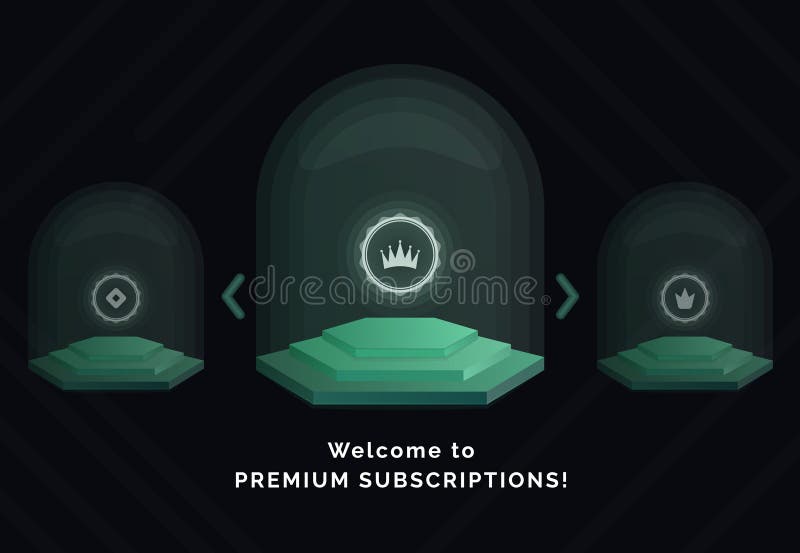 Subscriptions Showcase Stages - Stock Vector Stock Vector ...