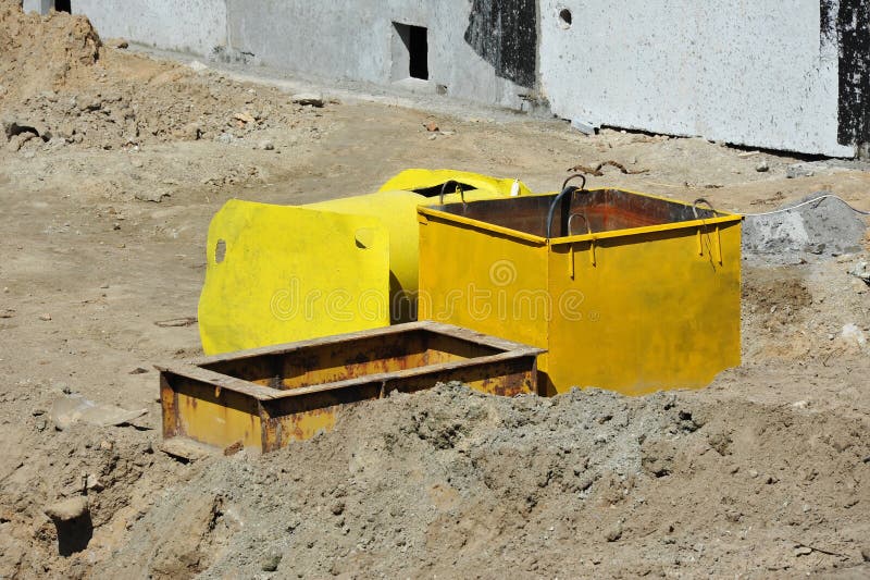Well on Construction Site Work Stock Photo - Image of plumbing, modern ...