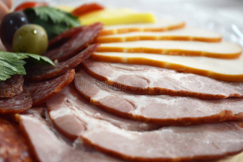 Well Decorated Food, Canapes, Cold, Cuts, Buffet Stock Photo - Image of ...