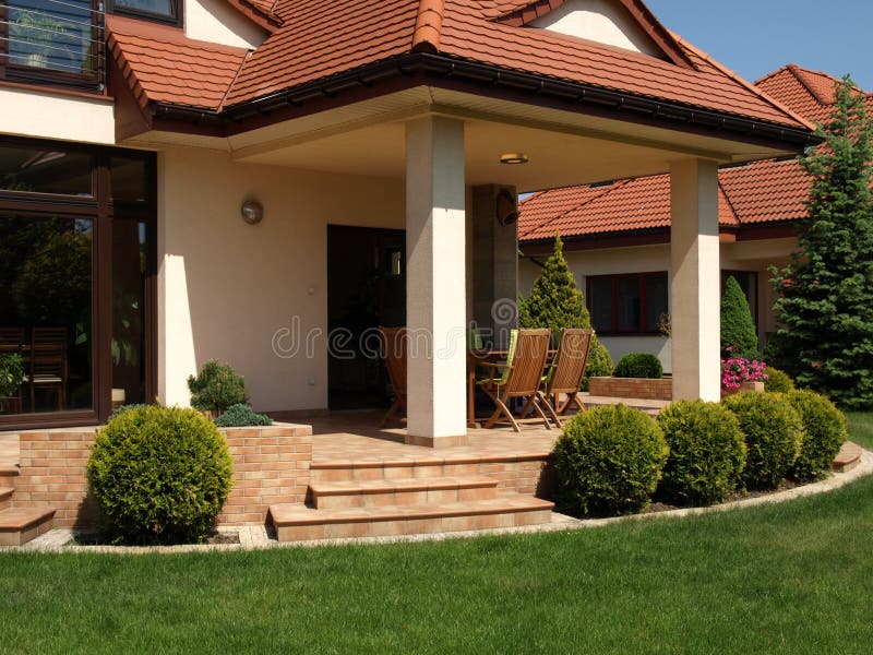 Well-design house stock image. Image of architecture - 33945197