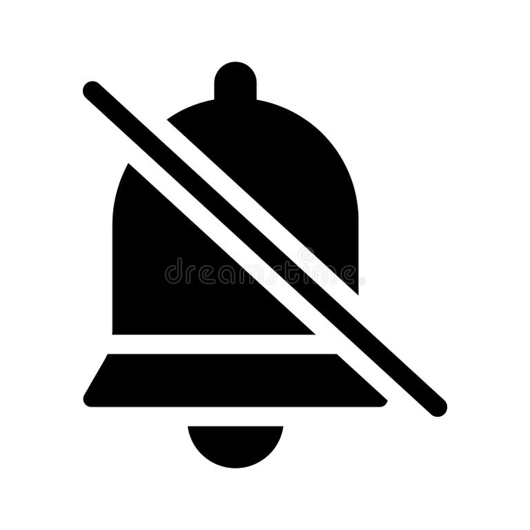 Disable Notification stock vector. Illustration of interface - 340085072