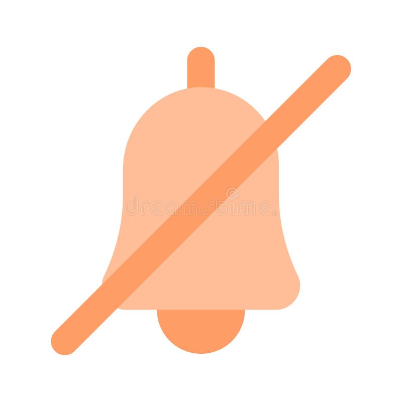Well Design Vector Icon of Notification Turn Off in Editable Style ...