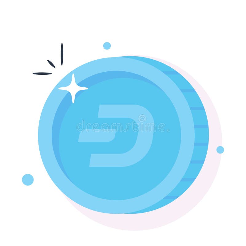 Well Designed Icon of Dash Coin, Cryptocurrency Coin Vector Design Stock Vector - Illustration ...