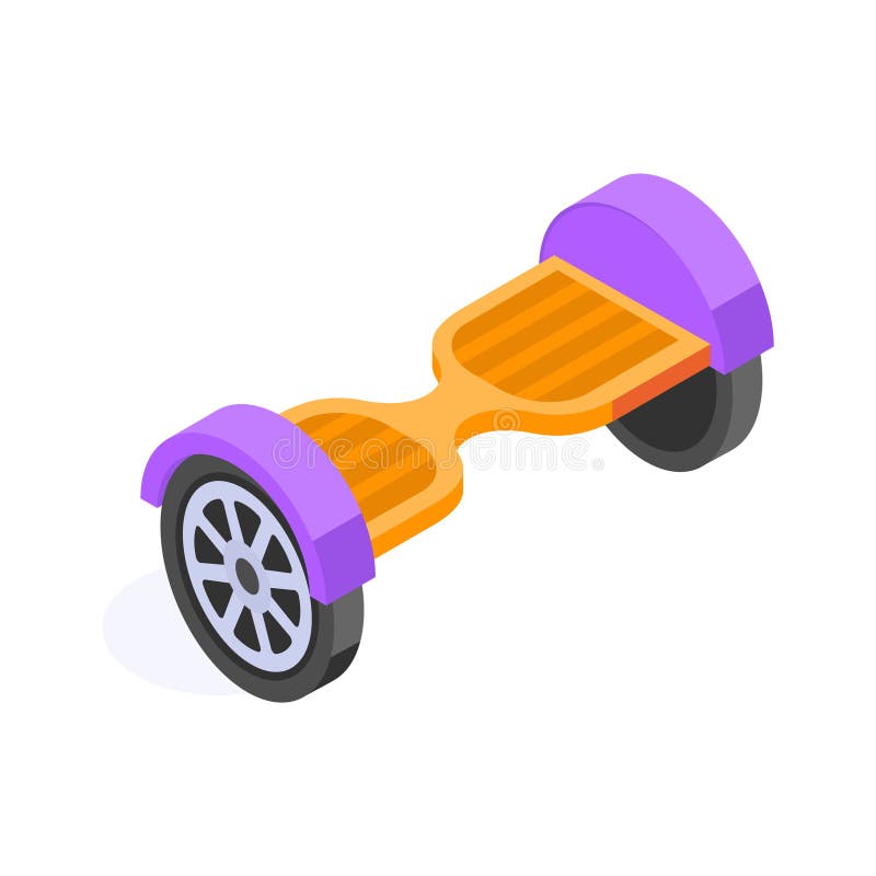 Well Designed Icon of Hoverboard in Isometric Style, Ready To Use ...