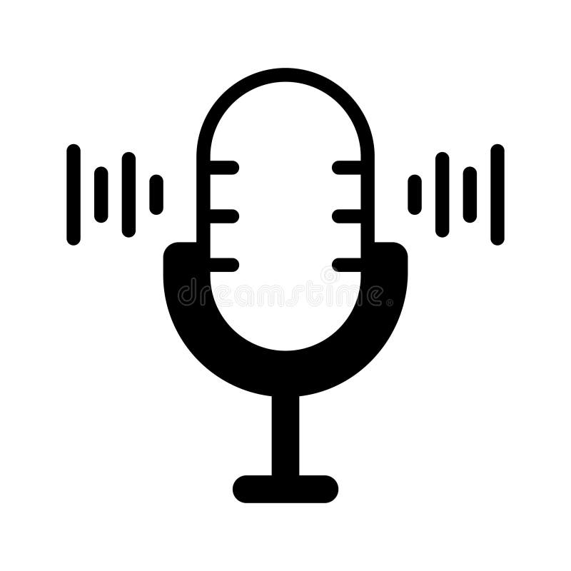 Well Designed Icon of Microphone, Recording Mic Vector Design Stock ...