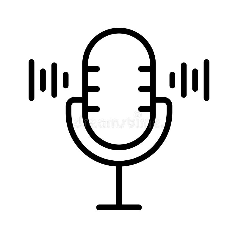 Well Designed Icon of Microphone, Recording Mic Vector Design Stock ...