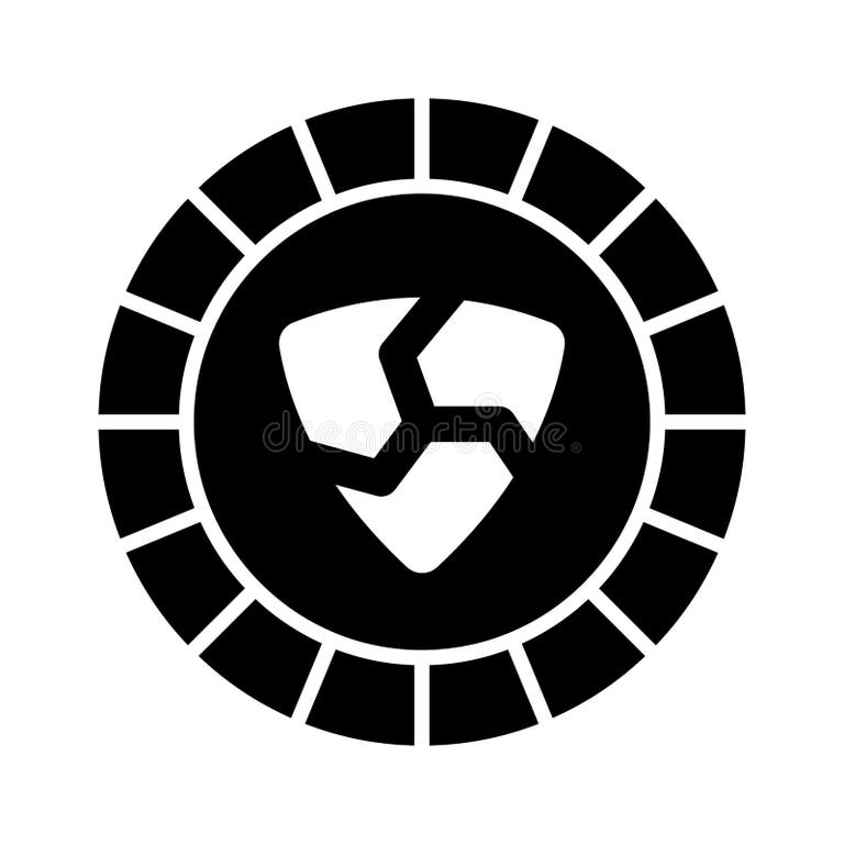 Well Designed Icon of Nem Coin, Cryptocurrency Coin Vector Design Stock ...
