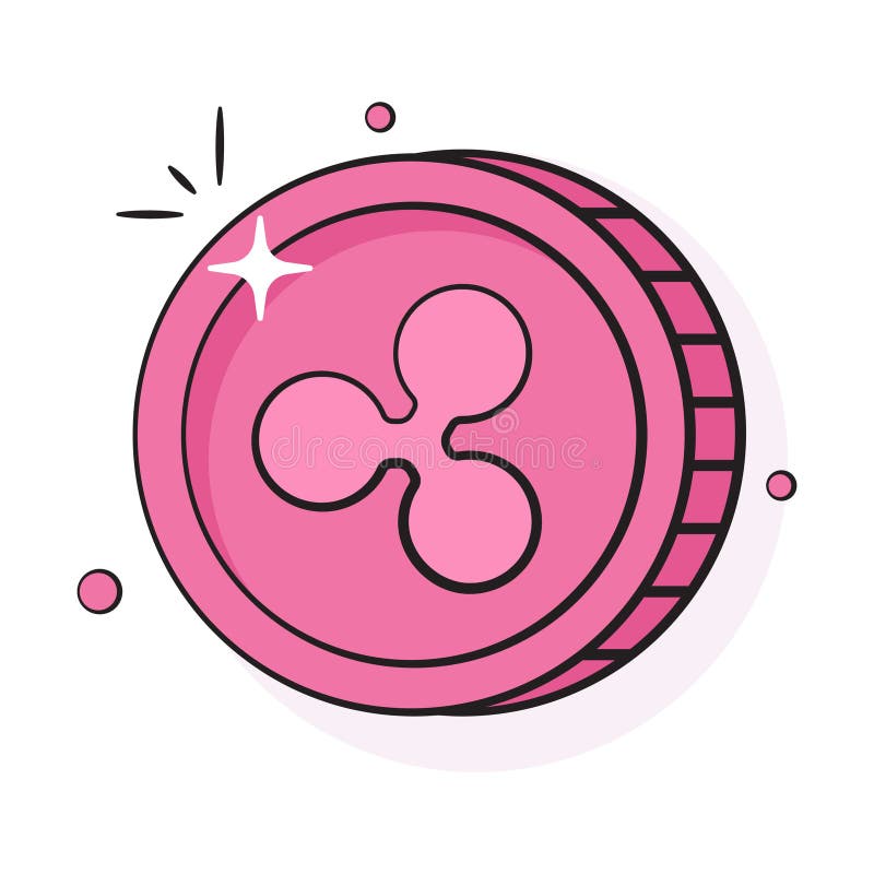 Well Designed Icon of Ripple Coin, Cryptocurrency Coin Vector Design ...