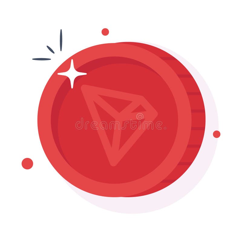 Well Designed Icon of Tron Coin, Cryptocurrency Coin Vector Design ...