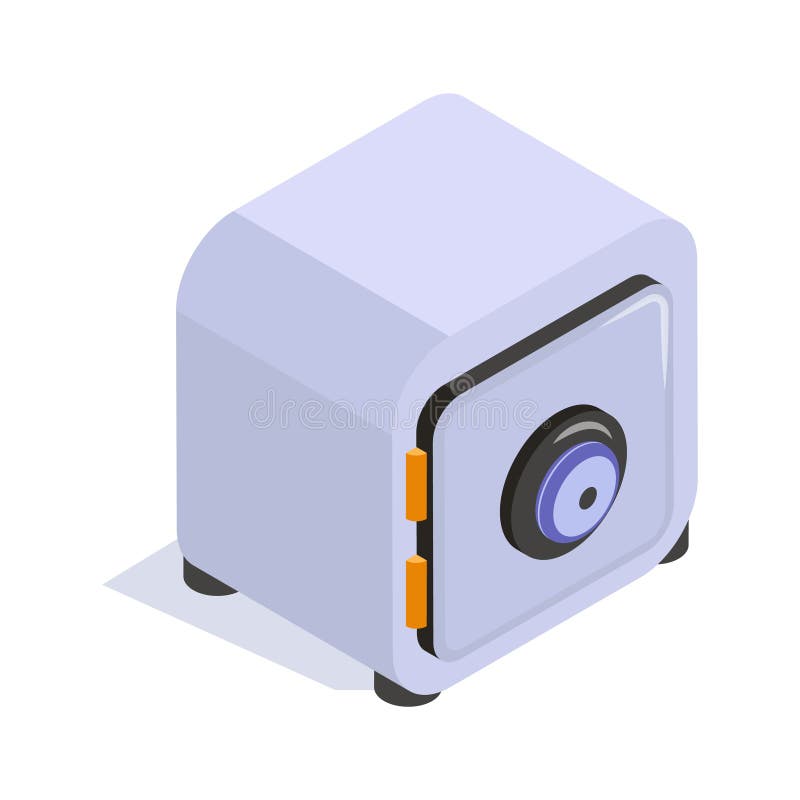Well Designed Isometric Icon of Bank Locker, Security, Safety, Wealth ...