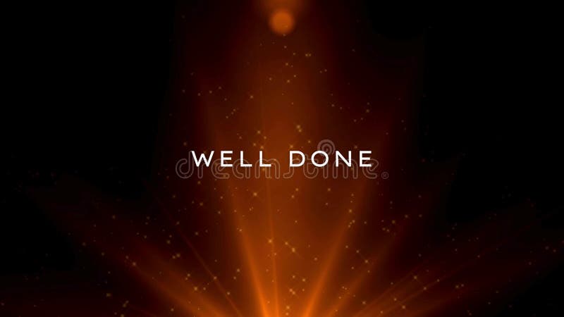 Well Done: AI-Generated Celebration Stock Video - Video of praise, radiant: 387193287