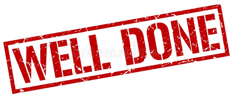 Well done stamp stock vector. Illustration of insignia - 153290060