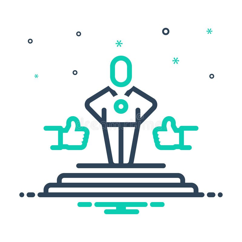 Mix Icon for Well Done, Well and Success Stock Vector - Illustration of ...