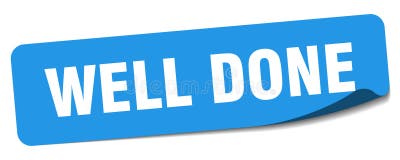 Well Done Sticker. Well Done Label Stock Vector - Illustration of ...