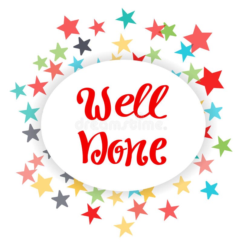 Well Done Word Banner Stock Illustrations – 349 Well Done Word Banner ...