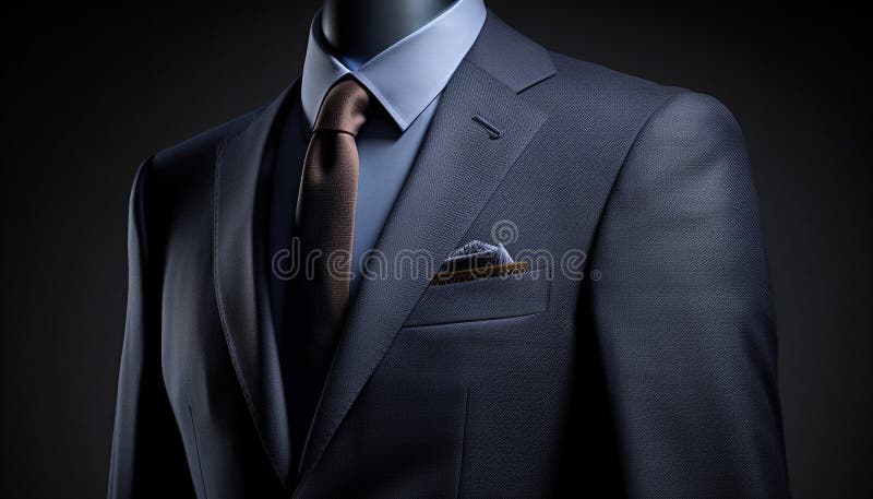 Well Dressed Businessman Stands Confidently in a Studio Generated by AI ... Well Dressed Businessman Stands Confidently in a Studio Generated by AI ...