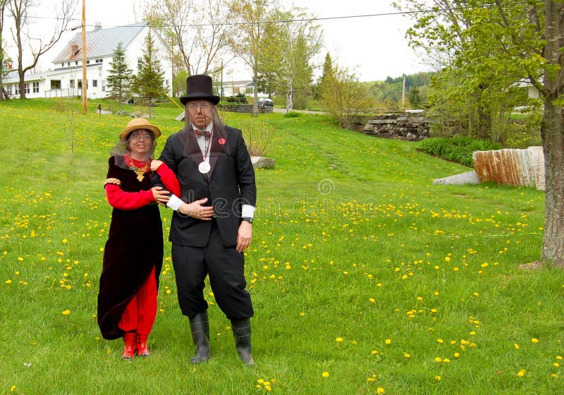Well Dressed Couple in Blackfly Country Stock Image - Image of women ...