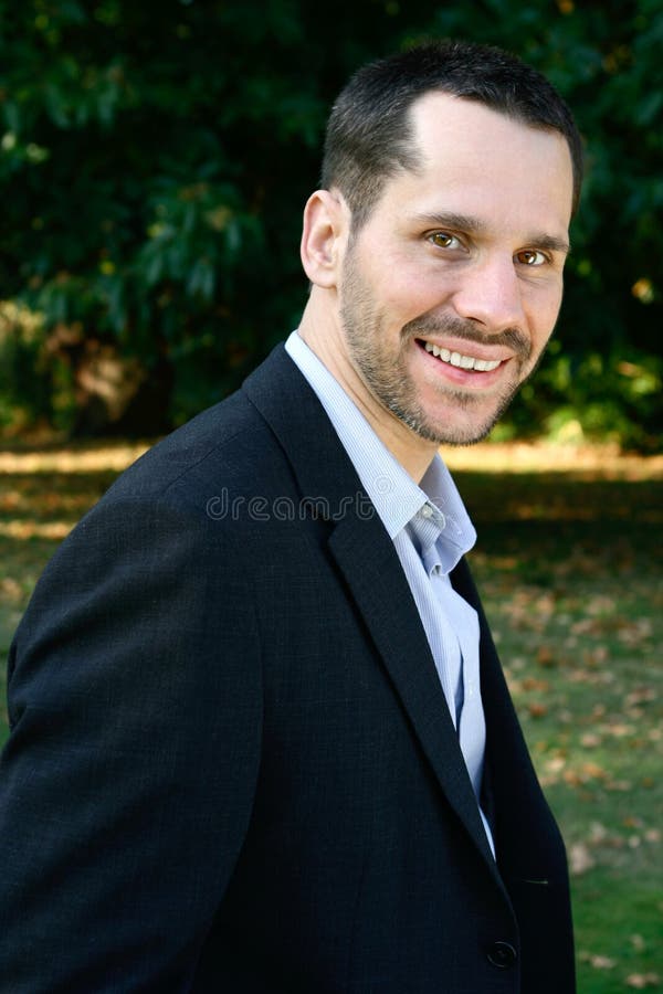 Well Dressed Man in Smart Corporate Suit. Stock Image - Image of ...
